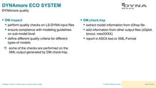 DYNAmore Ecosystem, News on DYNAmore's LS-DYNA-Tools_S_Mattern.pdf