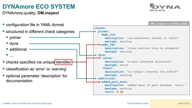 DYNAmore Ecosystem, News on DYNAmore's LS-DYNA-Tools_S_Mattern.pdf