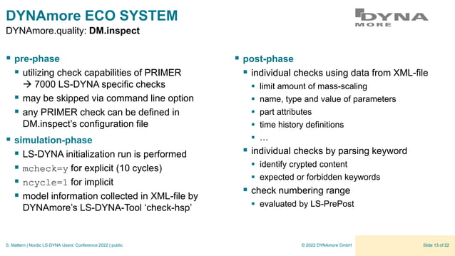 DYNAmore Ecosystem, News on DYNAmore's LS-DYNA-Tools_S_Mattern.pdf