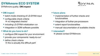 DYNAmore Ecosystem, News on DYNAmore's LS-DYNA-Tools_S_Mattern.pdf
