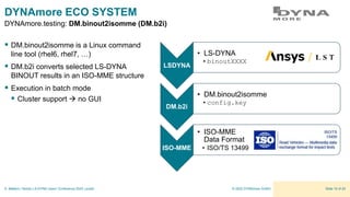 DYNAmore Ecosystem, News on DYNAmore's LS-DYNA-Tools_S_Mattern.pdf