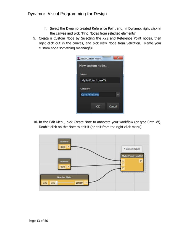 Dynamo visual programming for design | PDF