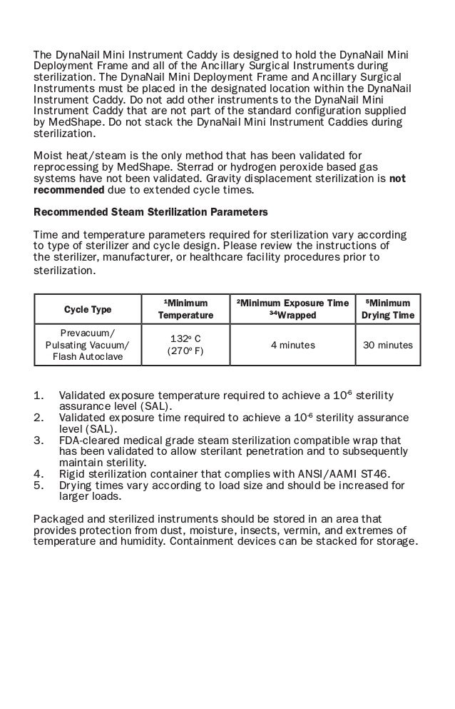 DynaNail® Mini Fusion System | DJO Global | PDF