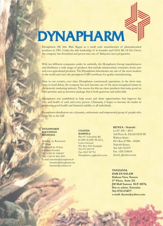 Dynapharm catalogue-english | PDF