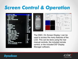 DynaScan ds² Premium High Bright LCD Dislays | PDF