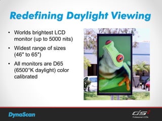 DynaScan ds² Premium High Bright LCD Dislays | PDF