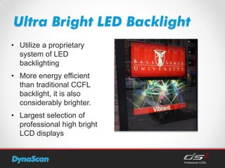 DynaScan ds² Premium High Bright LCD Dislays | PDF