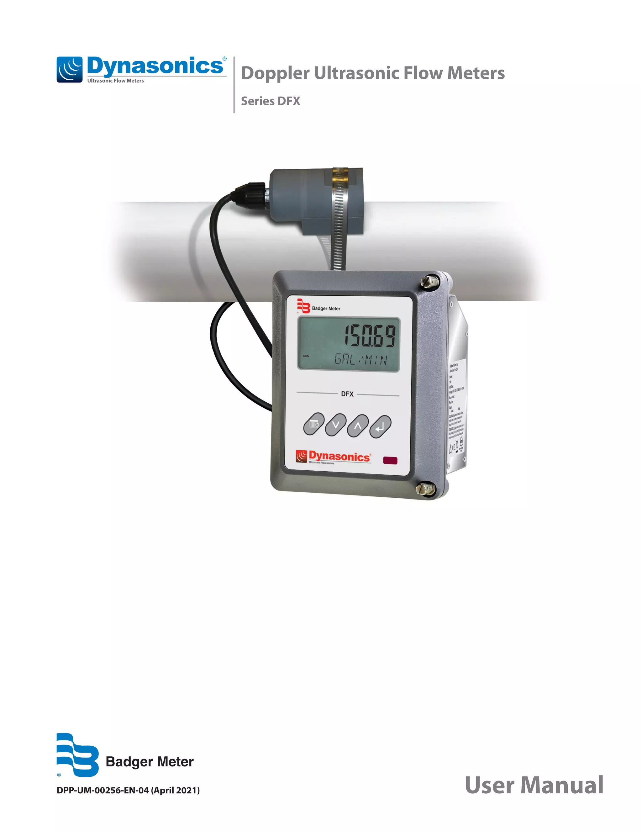 Dynasonics dfx manual badger meter doppler ultrasonic flow meter | PDF