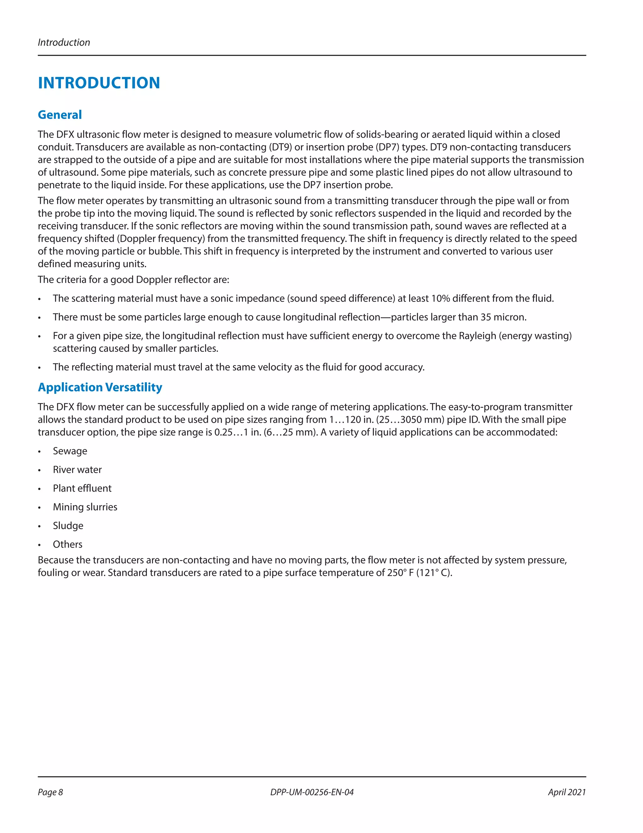Dynasonics dfx manual badger meter doppler ultrasonic flow meter | PDF