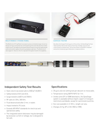 DynaEnergetics Technology - DynaStage | PDF