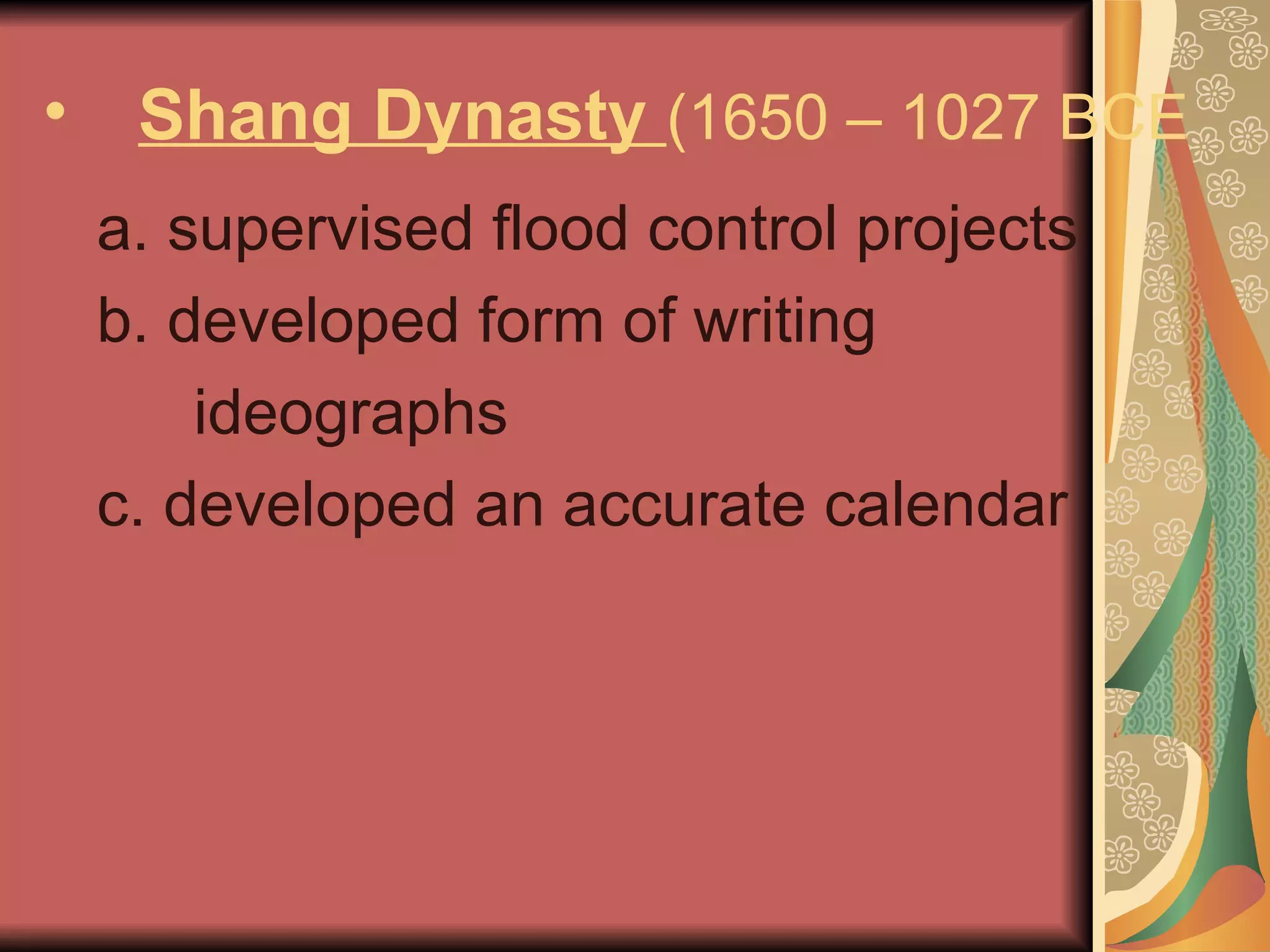 Chinese Dynasties | PPT