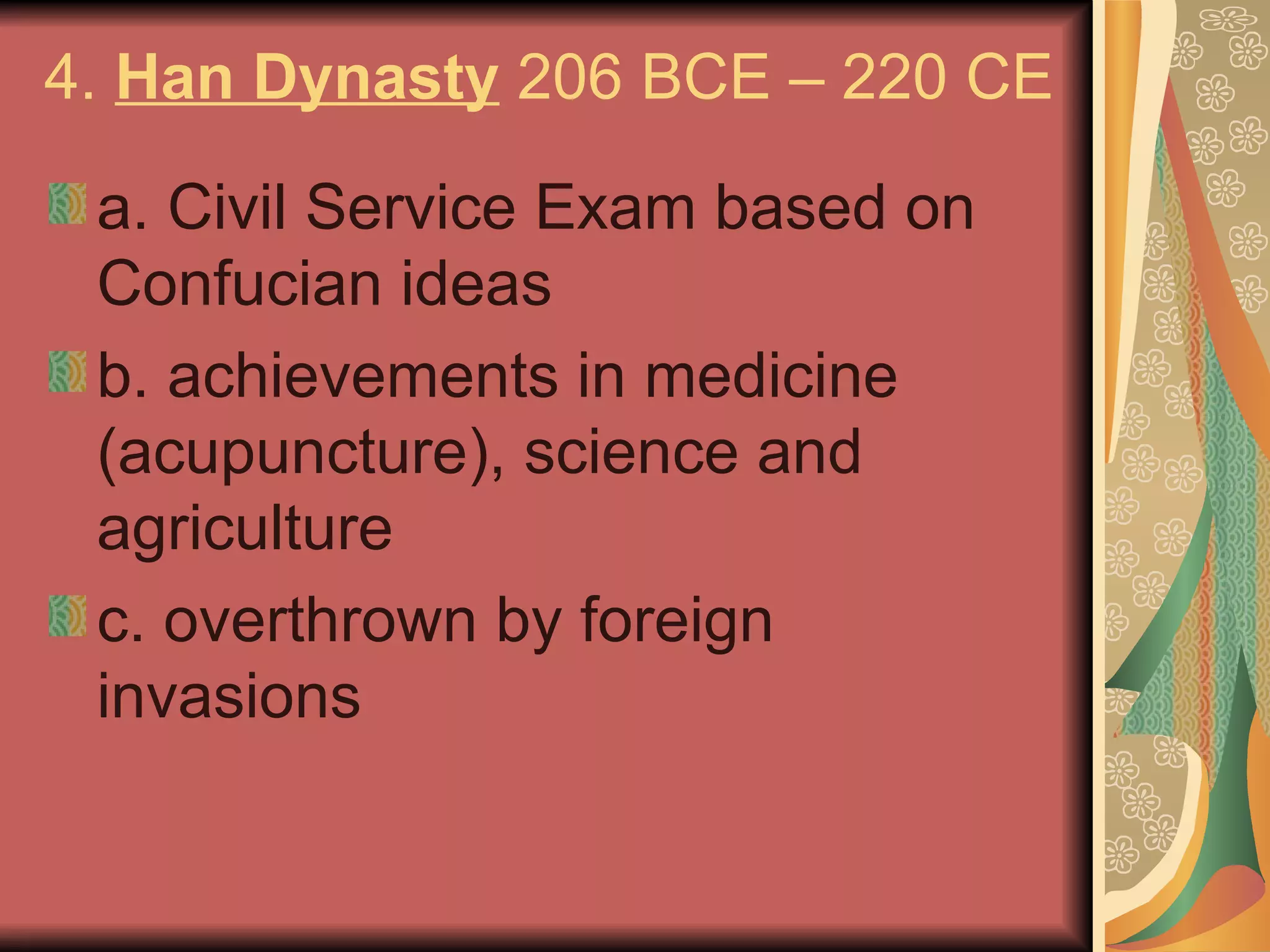 Chinese Dynasties | PPT