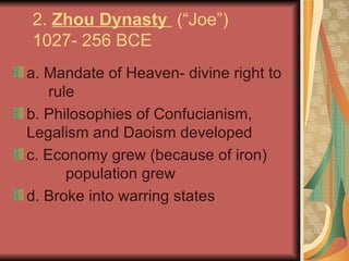 Chinese Dynasties | PPT