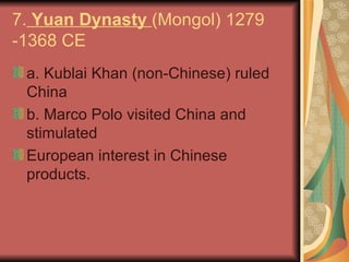 Chinese Dynasties | PPT