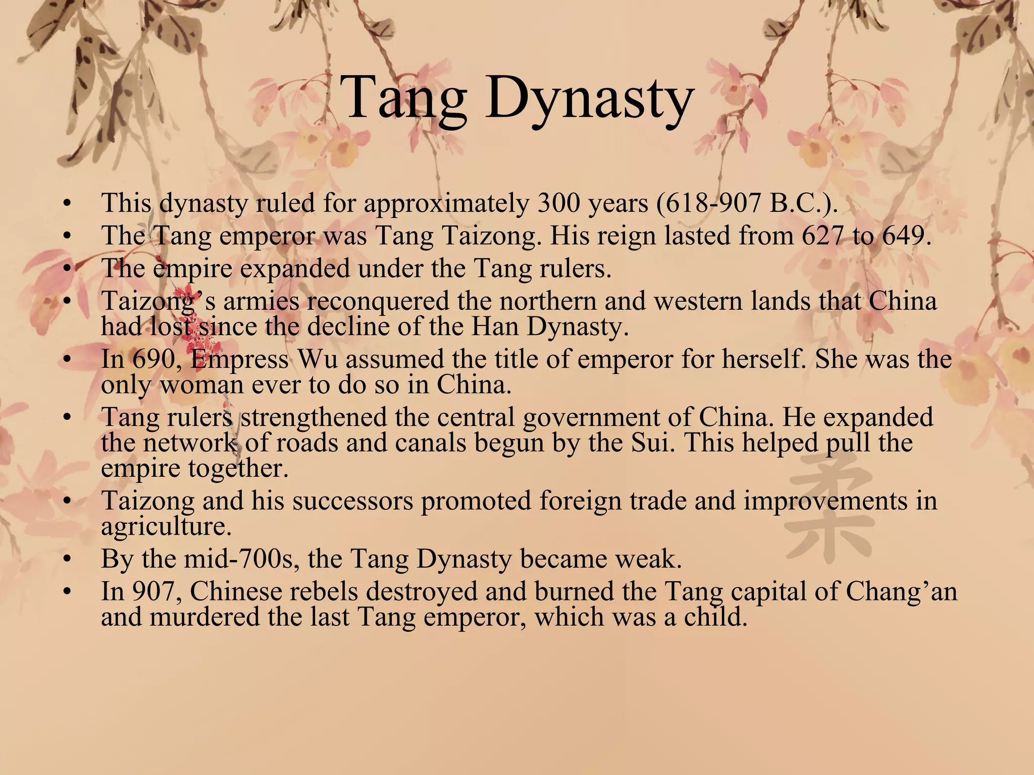 Dynasties Of China | PPT