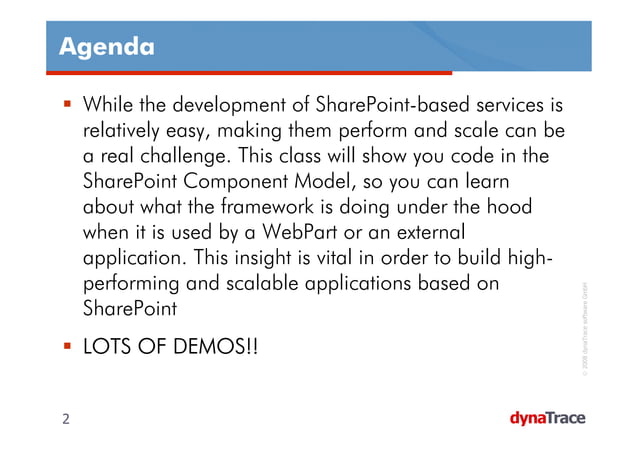 SharePoint TechCon 2009 - 801 | PPT