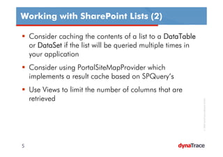 SharePoint TechCon 2009 - 801 | PPT