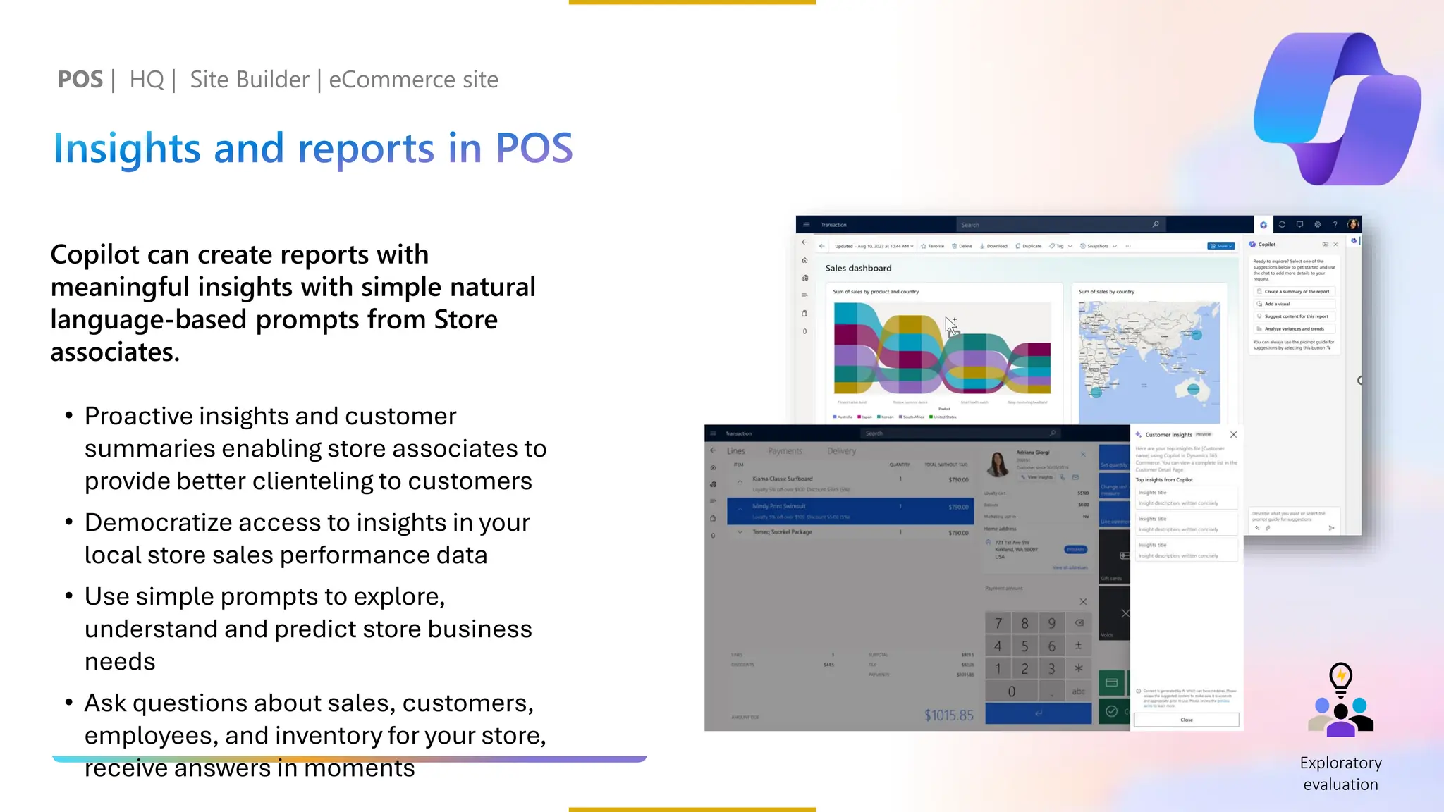 Microsoft Dynamics 365 Commerce y Copilot | PPT