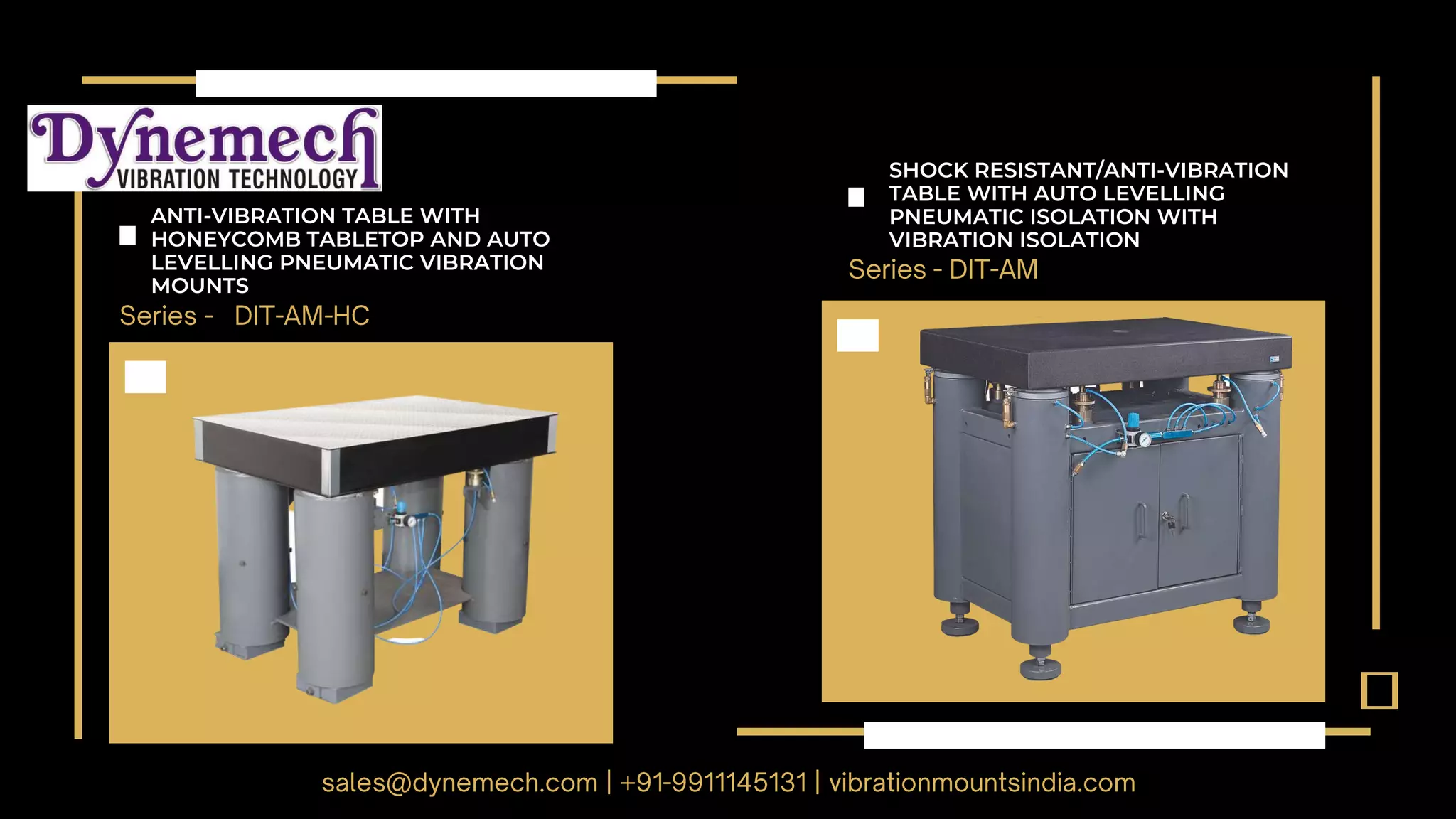 Dynemech Precision Measuring Metrology Instrument Anti Vibration Tables ...