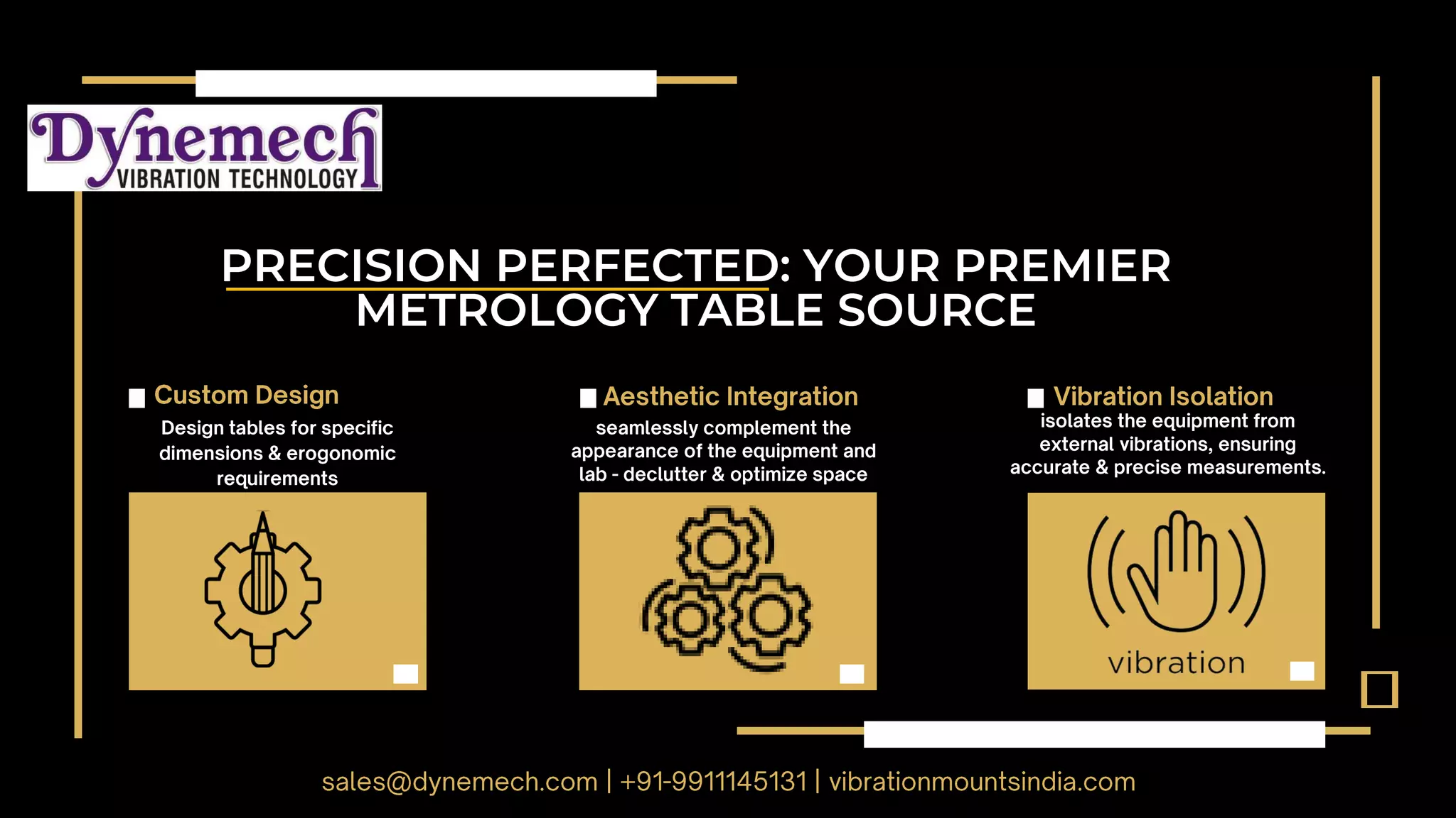 Dynemech Precision Measuring Metrology Instrument Anti Vibration Tables ...