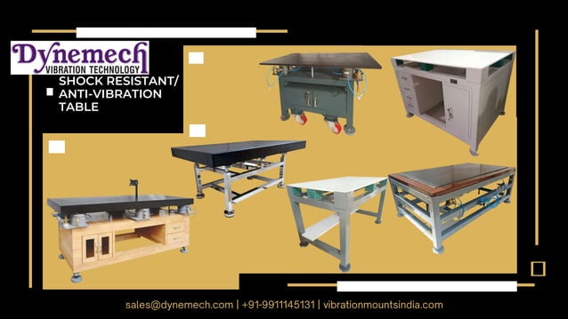 Dynemech Precision Measuring Metrology Instrument Anti Vibration Tables ...