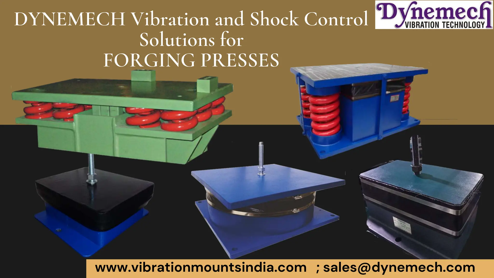 Dynemech Spring Isolators: Enhancing Vibration Control Across Industries Extensive range of ...