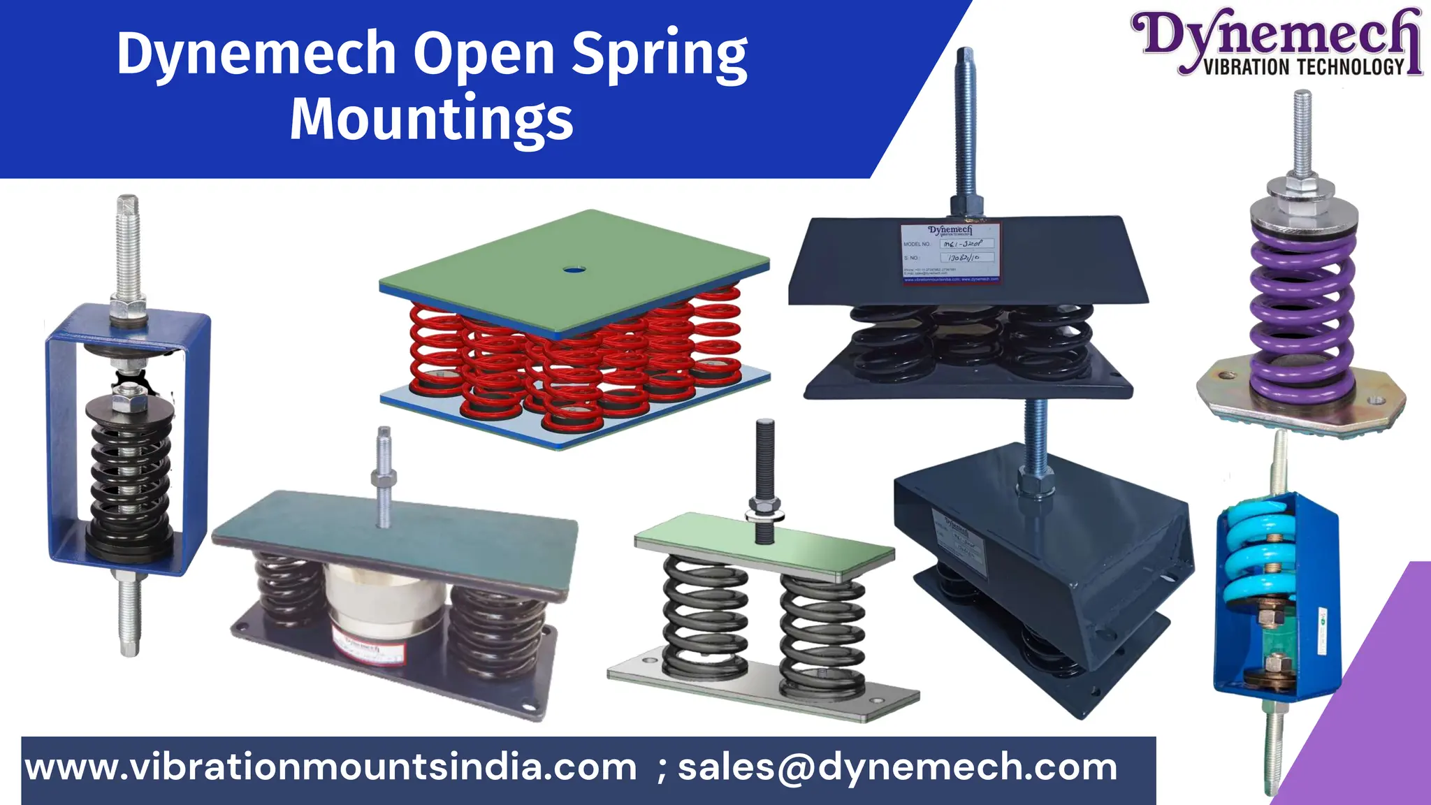 Dynemech Spring Isolators Enhancing Vibration Control Across