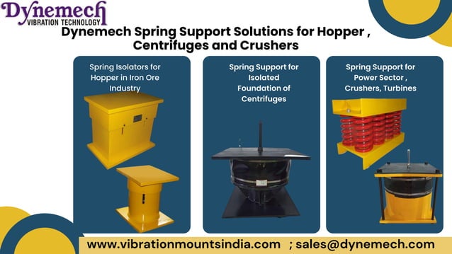 Dynemech Spring Isolators: Enhancing Vibration Control Across ...