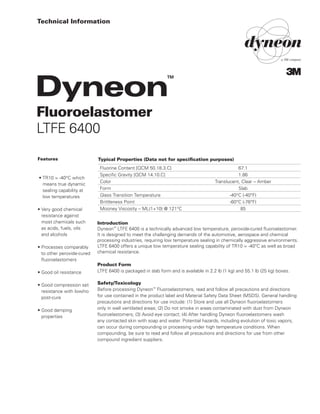 Dyneon ltfe 6400 | PDF