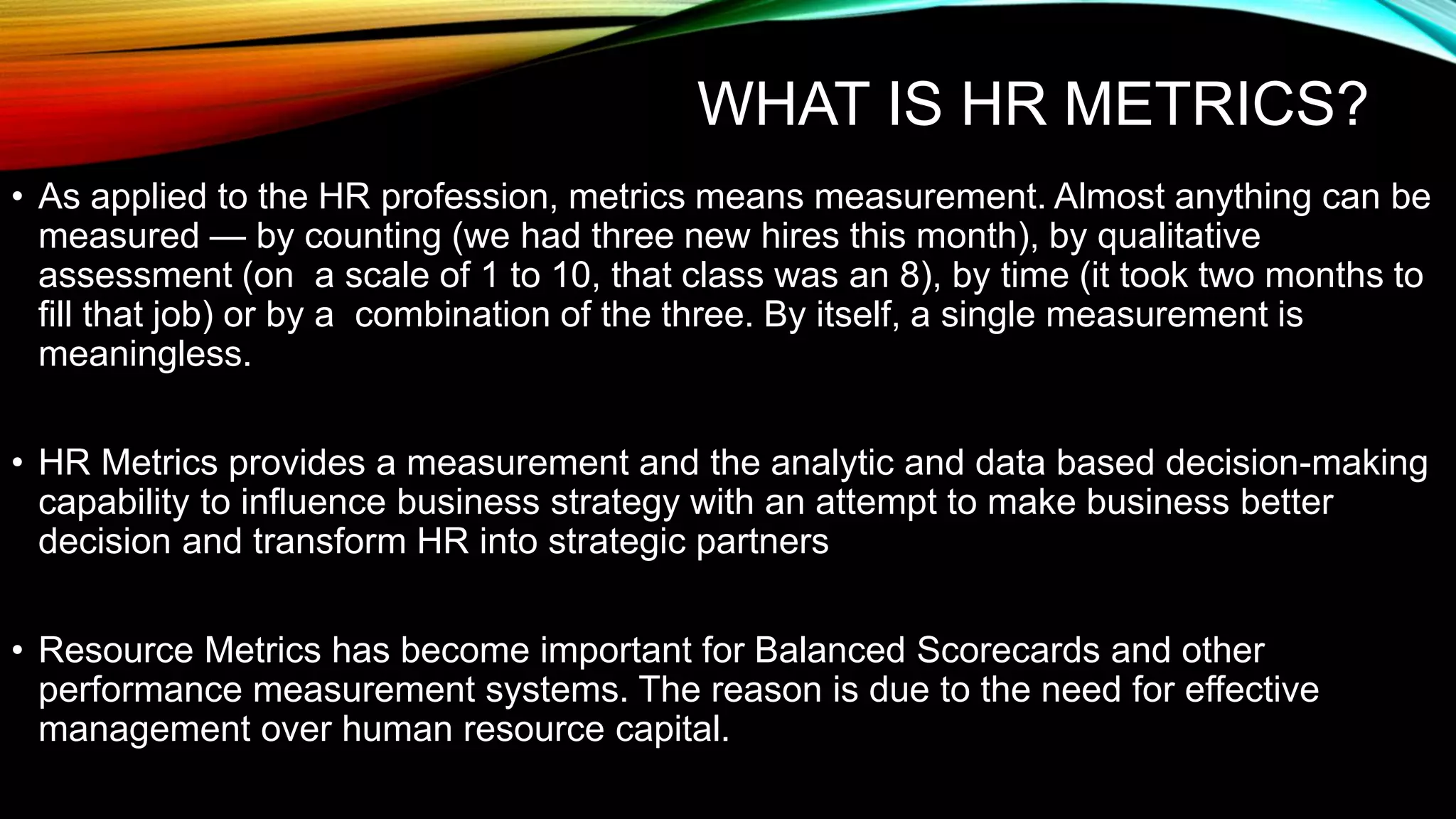 Hr metrics | PPTX