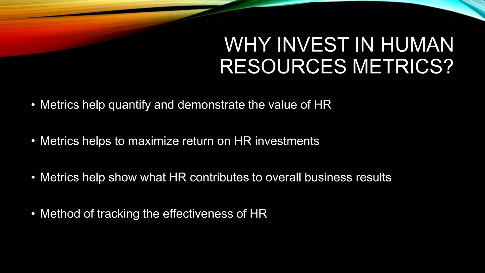 Hr metrics | PPTX