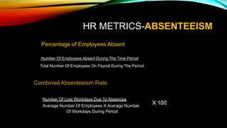 Hr metrics | PPTX
