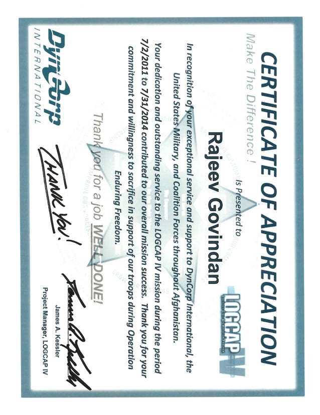 Dyn logcap certificate | PDF