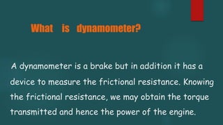 Dynmometer and its type | PPTX