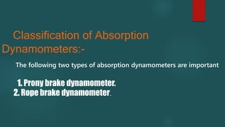 Dynmometer and its type | PPTX