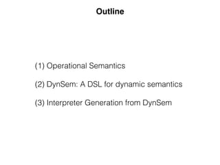 Dynamic Semantics Specification and Interpreter Generation | PDF | Programming Languages | Computing