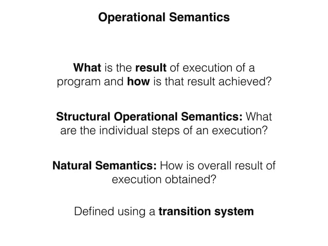 Dynamic Semantics Specification and Interpreter Generation | PPT