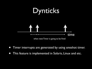 First step for dynticks in FreeBSD | PPT