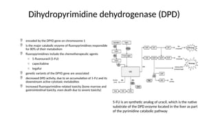 Dihydropyrimidine dehydrogenase deficiency | PPTX