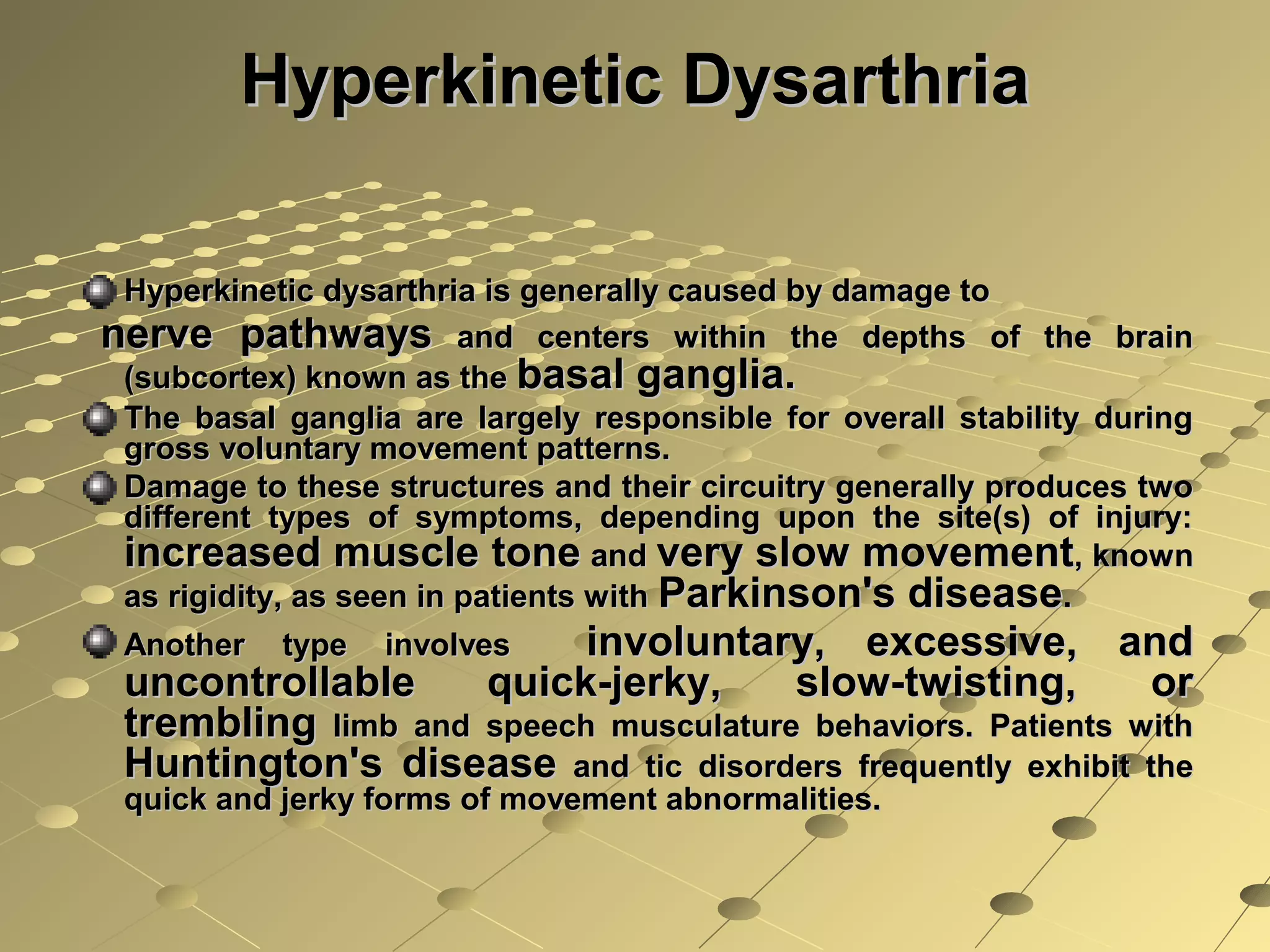Dysarthia | PPT