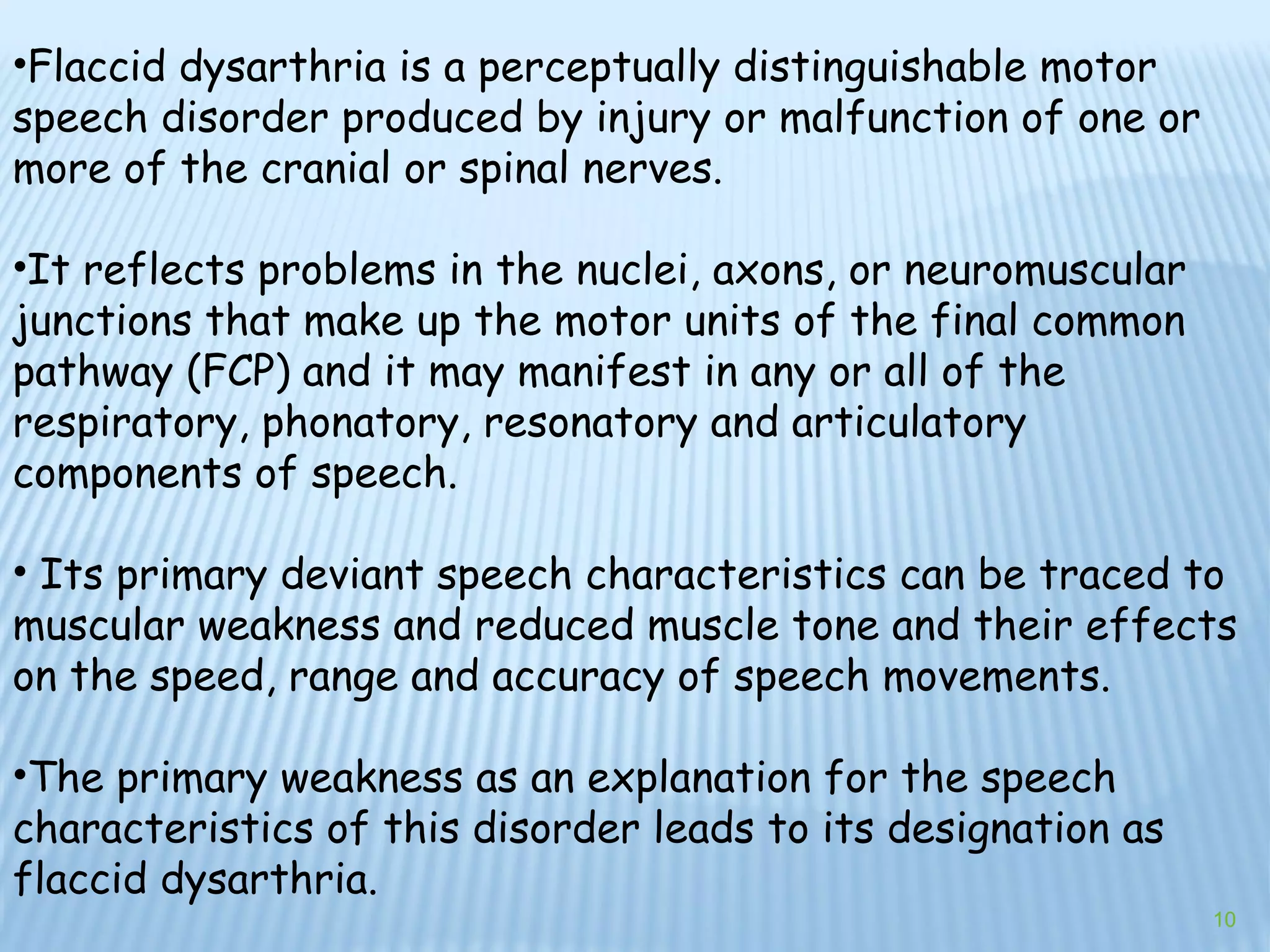 Dysarthria | PPT