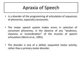 Dysarthria-JH FOR NEUROLOGY STUDENTS AND RESIDENTS | PPTX