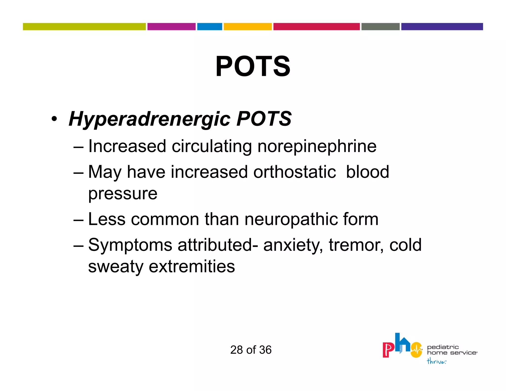 Dysautonomia and pots | PDF