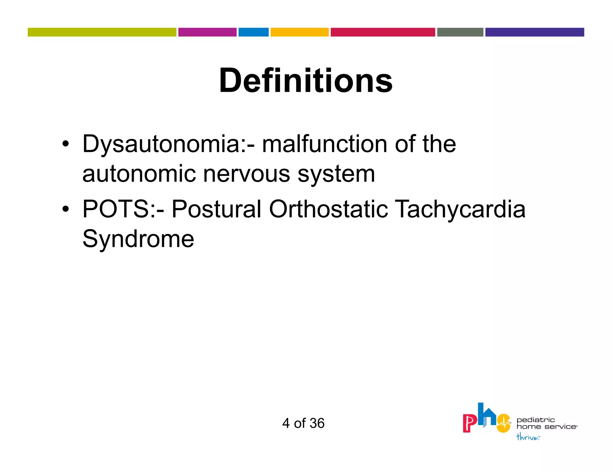 Dysautonomia and pots | PDF