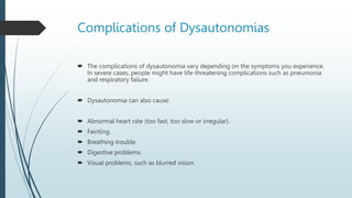 Dysautonomias Pharm D Dysautonomias.pptx