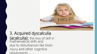 Dyscalculia | PPTX