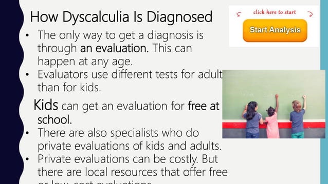Dyscalculia | PPTX