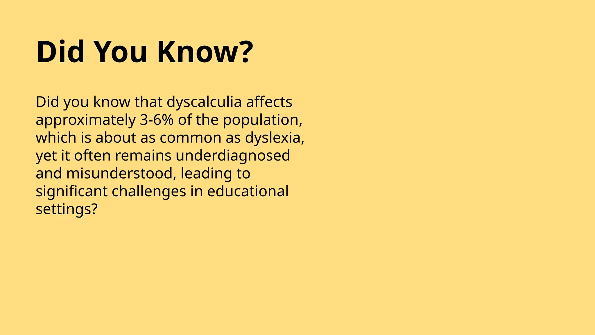 Dyscalculia, types, example, etc with assessments | PPTX