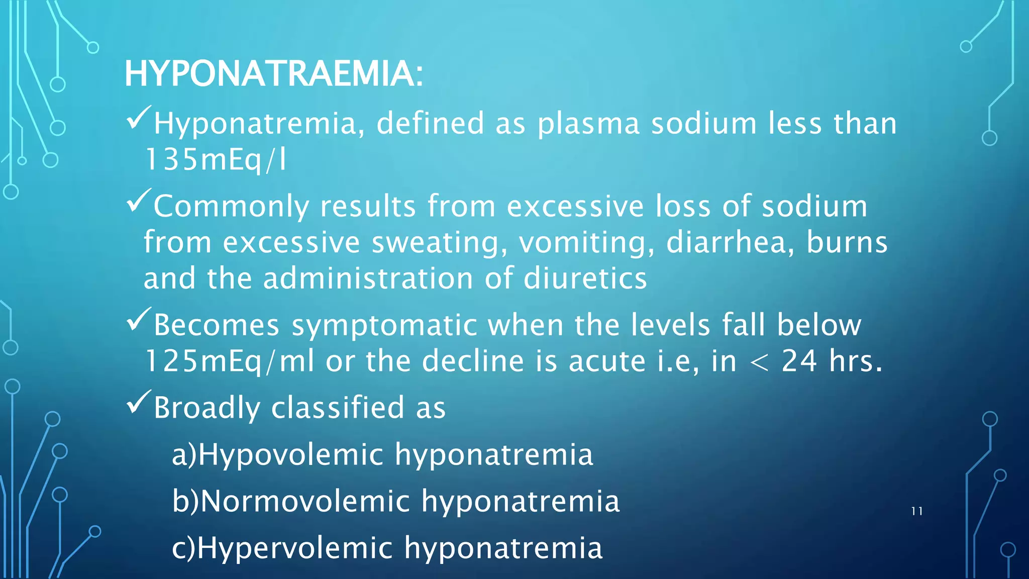 Dyselectrolytemia | PPTX
