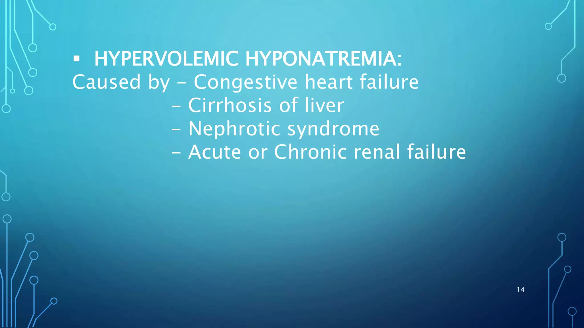 Dyselectrolytemia | PPTX